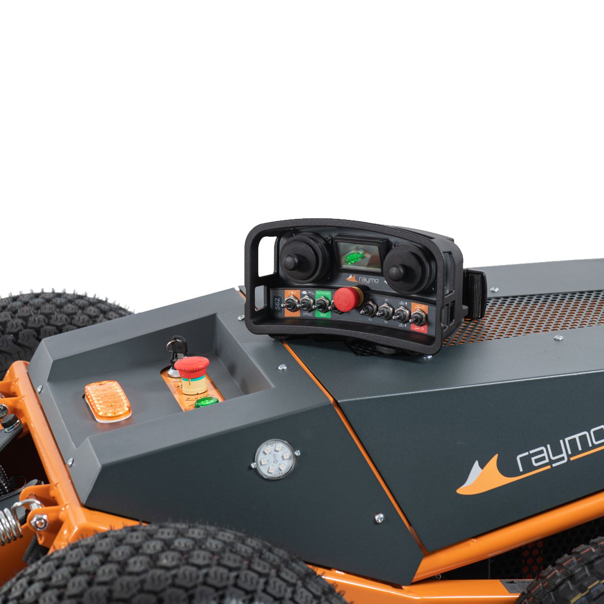 Main tractor - Raymo - commercial electric and hybrid mower with remote ...